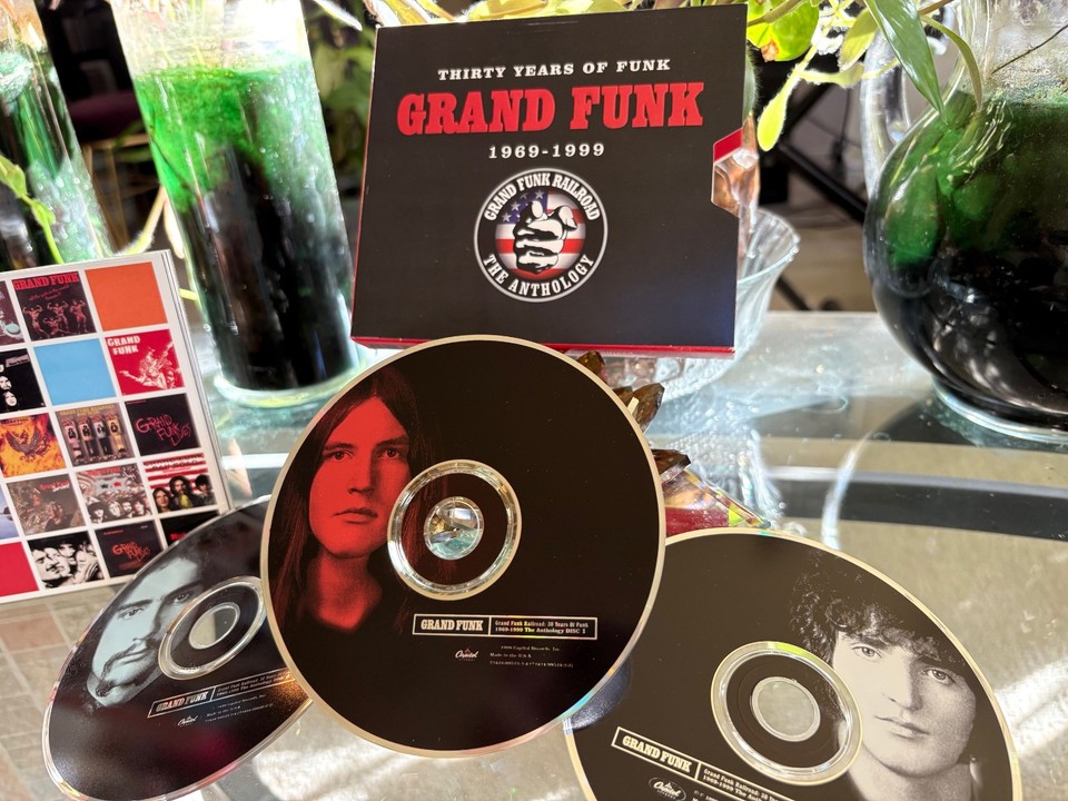 GRAND FUNK Railroa Anthology - 30 Years of Funk 1969-1999 - 3 CDs Box ...