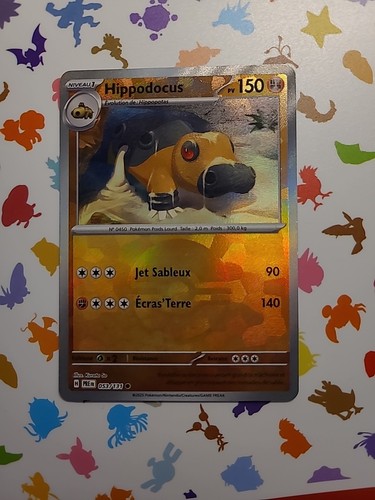 Carte Pokémon REVERSE POKEBALL Hippodocus 053/131 PRE SV8.5 FR | eBay