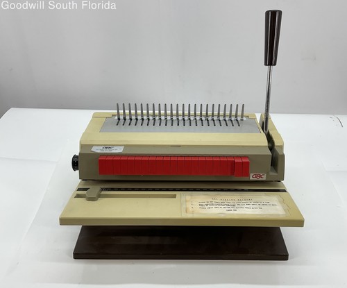 GBC General Binding Company 450-KM Yellow Black Book Comb Manual ...