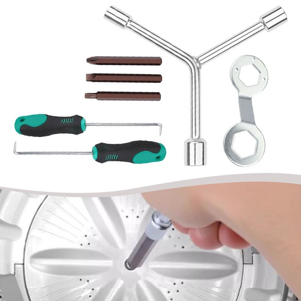 Complete Repair Solution 7pcs Washing Machine Tool Set with Accessories ...
