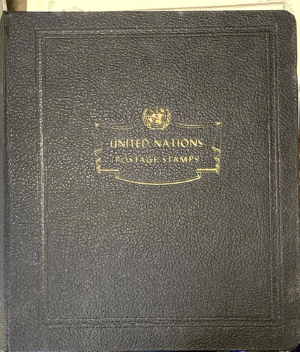 UNITED NATIONS 1951-64 WHITE ACE 30 PAGE ALBUM IN A 3 RING BINDER | eBay