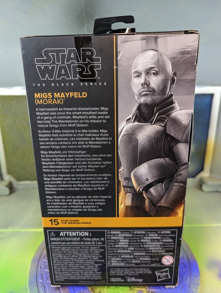 Star Wars Black Series 6" The Mandalorian - Migs Mayfeld (Morak) - #15 ...