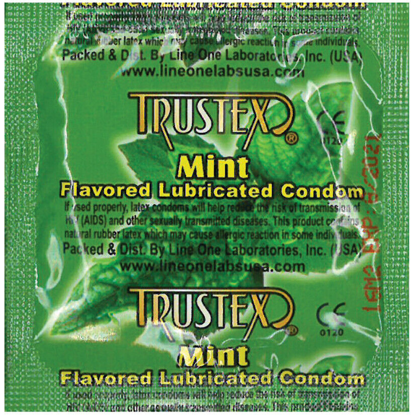 Trustex Flavored Lubricated Condoms💋Natural Rubber Latex-Choose Flavor ...
