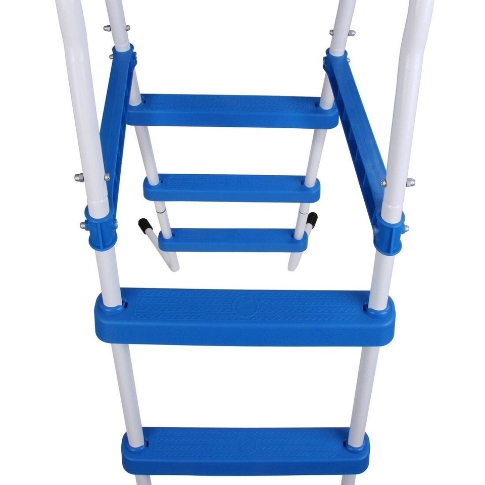 3-Step Pool Ladder Durable Double Sided Swimming Pool Access Ladder ...