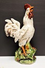 Mark Roberts French Country Farmhouse Porcelain Crackle Rooster Figure ...