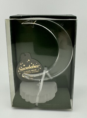 RETIRED! Dept 56 Snowbabies 69023 Moon Ornament Hanger | eBay