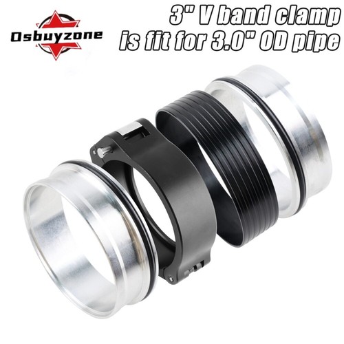 3'' Black 32516 HD Pinless Clamp Assembly 3.0 Inch O.D. Tubing HD ...