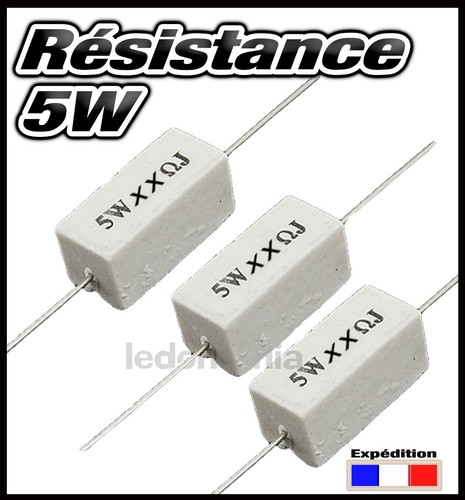 5W1K# résistance 5W 1000 Ohms ( 1K ) de 3 à 25pcs | eBay