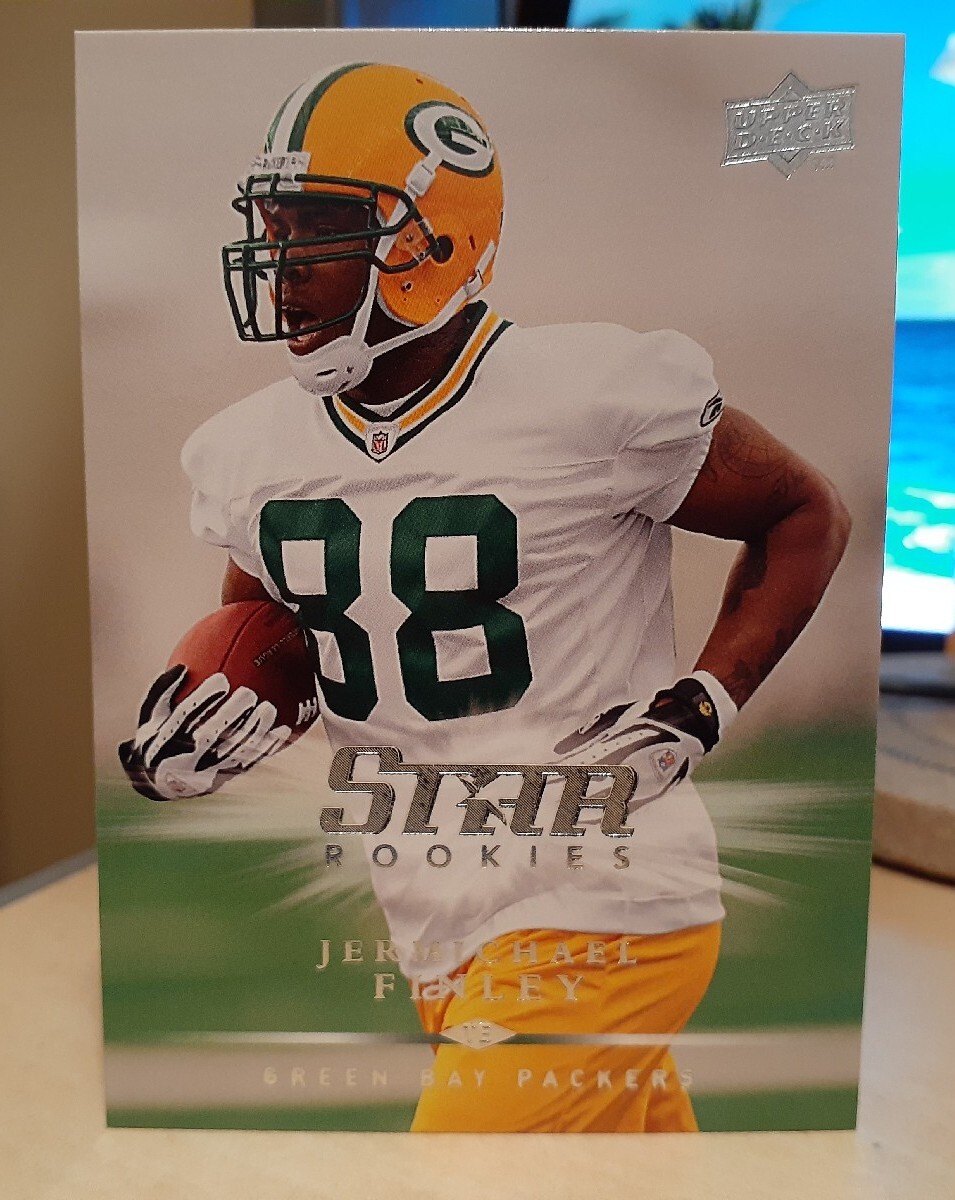 JERMICHAEL FINLEY UPPER DECK *ERROR* ROOKIE RC TEXAS LONGHORNS GREEN ...