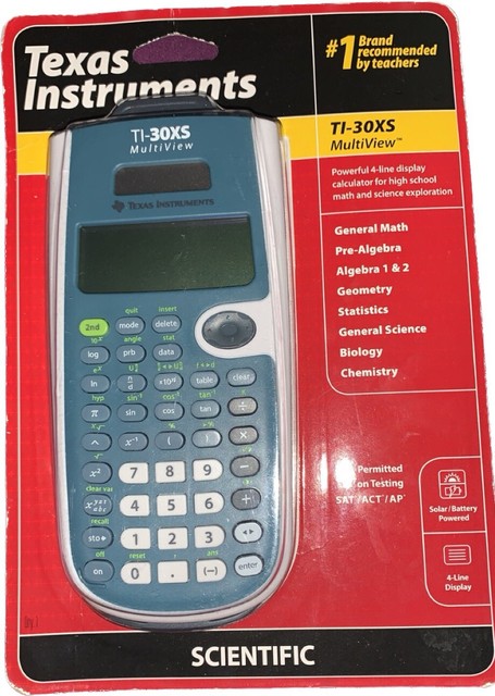 Texas Instruments TI-30XS MultiView Scientific Calculator - Blue for ...