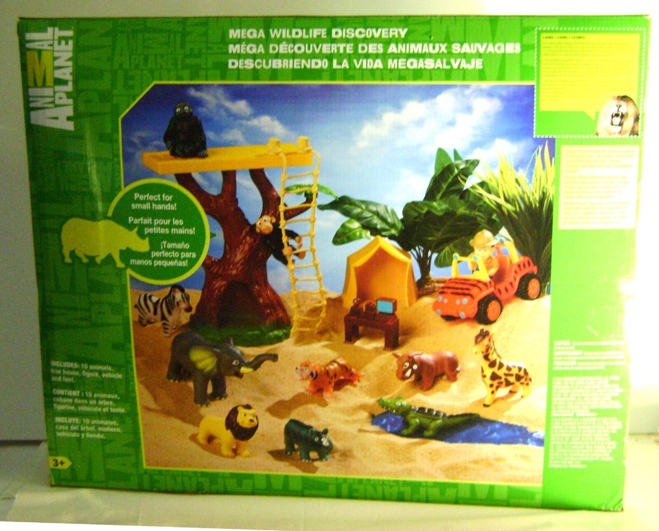 Animal Planet MEGA WILDLIFE DISCOVERY Playset Tree House 35566 RARE ...