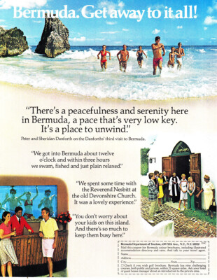 1979 Bermuda: Devonshire Church, Get Away Vintage Print Ad | eBay