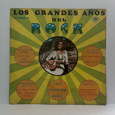 LOS ROCKING BOYS - LOS GRANDES AÑOS DEL ROCK - 1974 MEXICAN LP STAINED ...