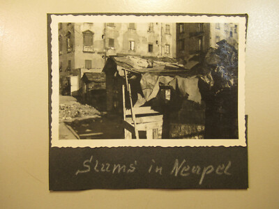 ~1950 altes Foto Slums in Neapel / Italien Italy Napoli | eBay