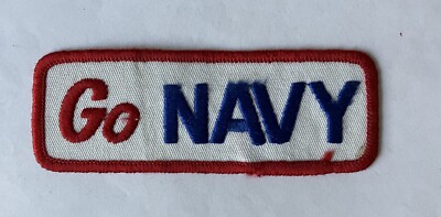 USN Go Navy morale patch | eBay