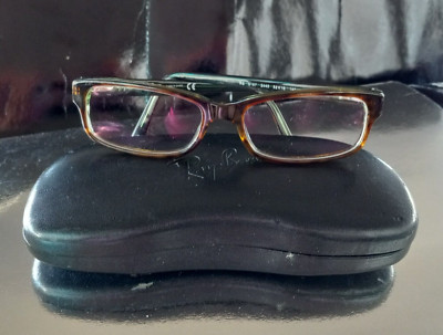 Ray-Ban Eyeglasses RB5187 2445 Tortoise Green /Havana Rectangle Frames ...