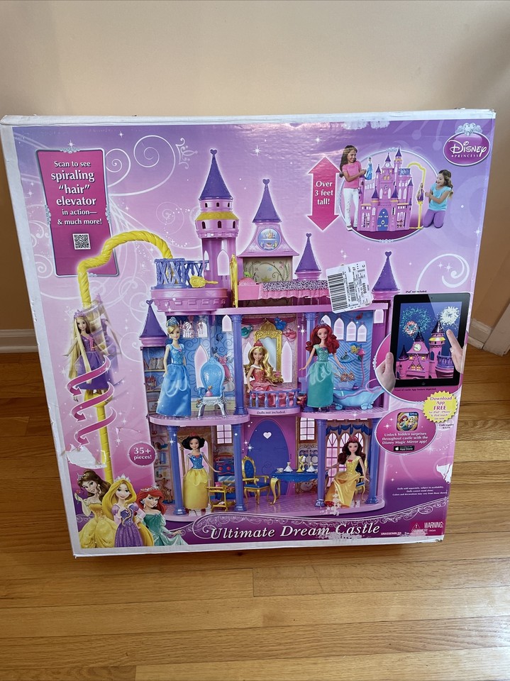 NEW 2013 Disney Princess Ultimate Dream Castle, W Furniture and ...