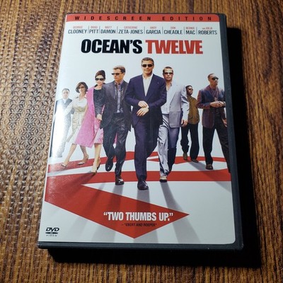 Ocean's Twelve DVD 2004 Widescreen Edition George Clooney Brad Pitt | eBay