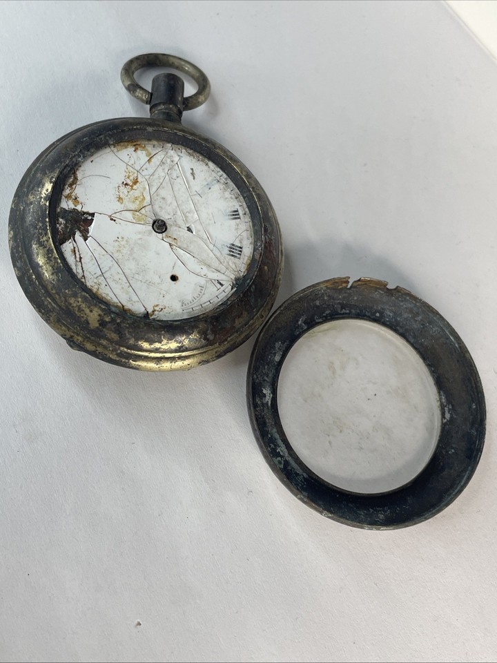 Very Old Hand Engraved White Dial Vini Vidi Vici Ceaser Pocket Watch | eBay