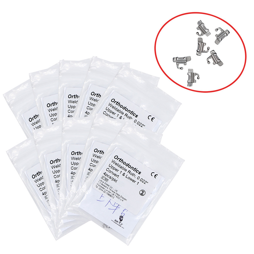 10X Dental Orthodontic Buccal tube Convert Weldable Roth 0.022" U1 L1 ...