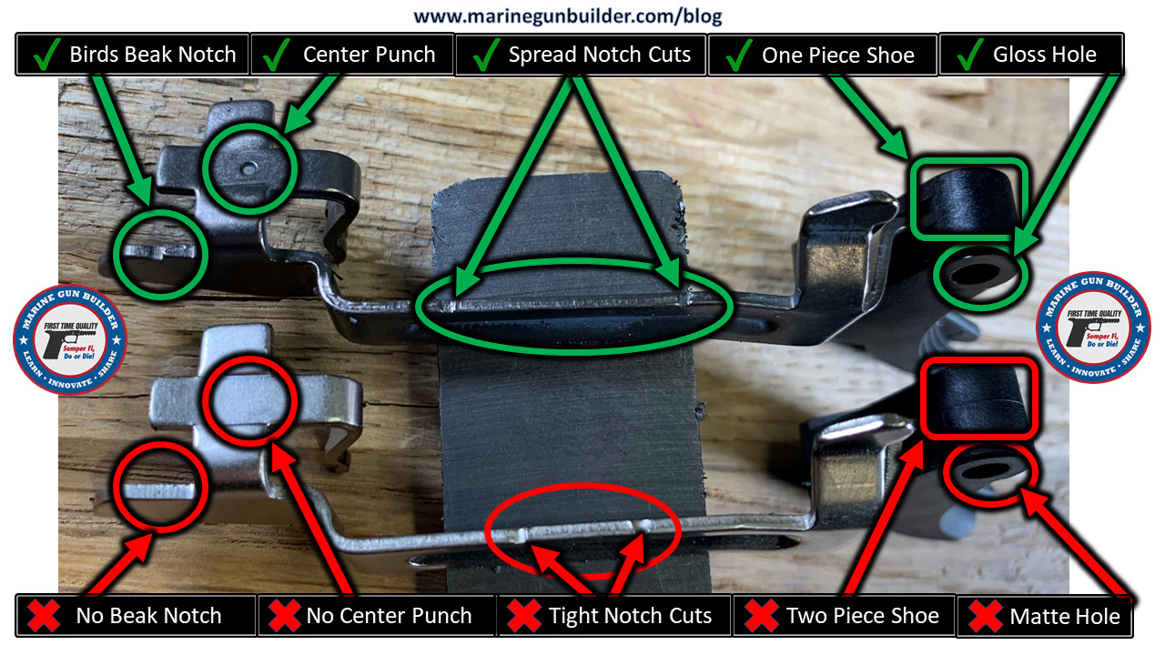 Glock 26 OEM Lower Parts Kit Gen 3 w/ Upgraded Gen 5 Ejector Factory ...
