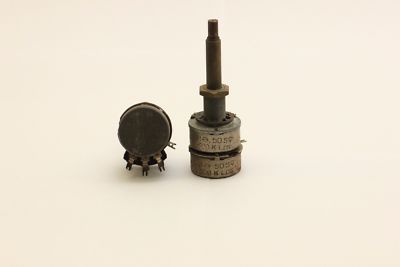POTENTIOMÈTRE PIHER 500K + 500K OHM LOG W/O ON/OFF D/S B NOS 1 PIÈCE ...