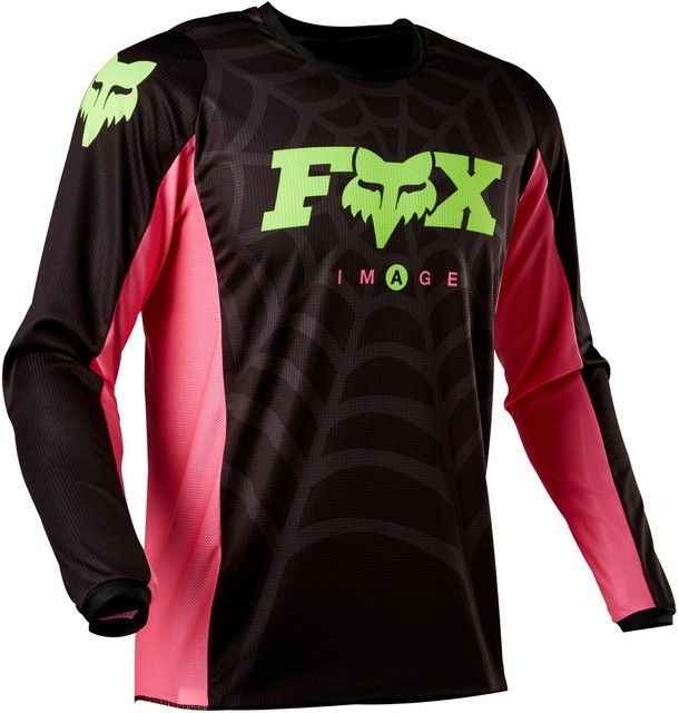 Fox Racing 180 Venin Pant & Jersey Combo Black Green Pink MX/ATV Gear ...