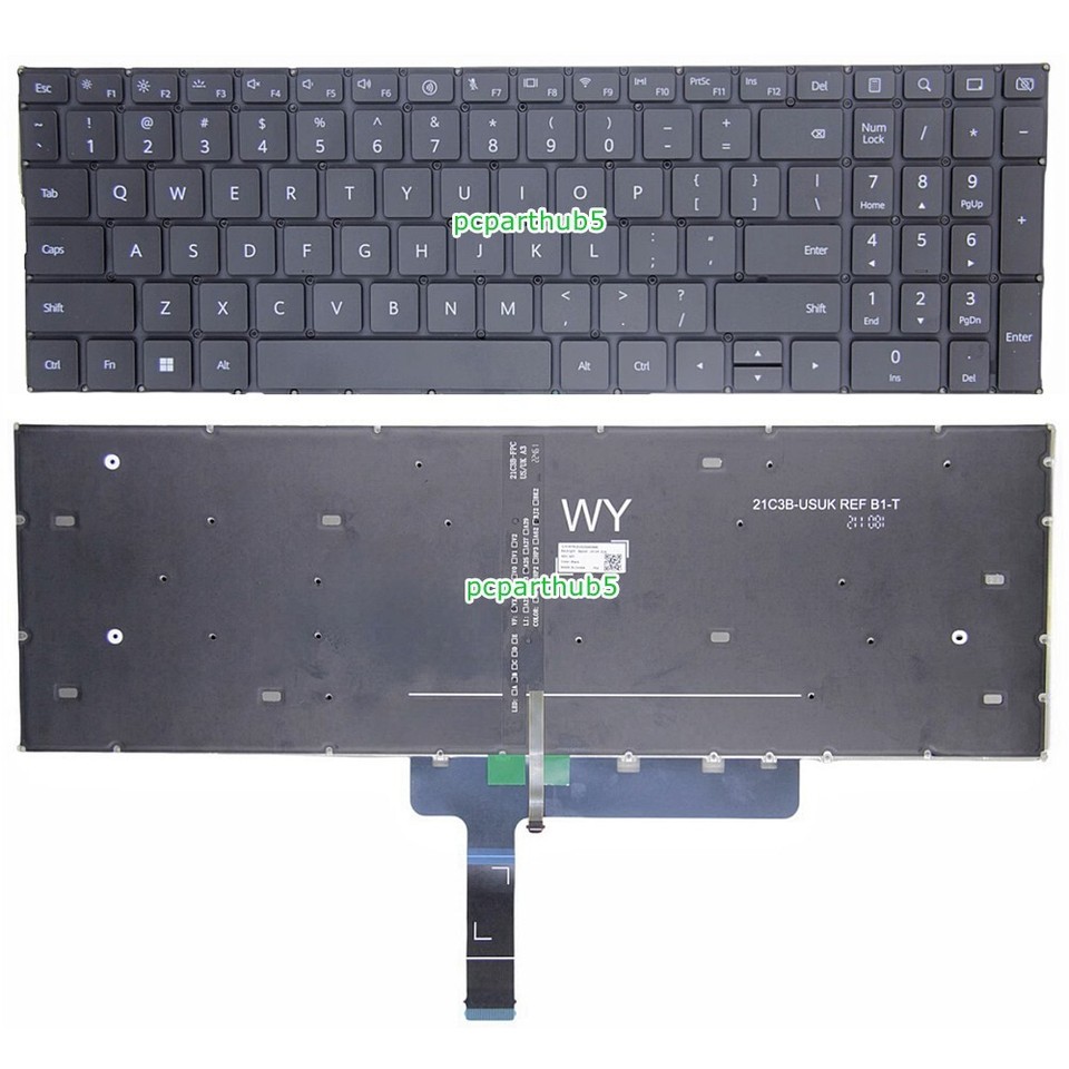 New For Huawei MateBook D16 RLEF-16 RLEFG-16 Laptop Keyboard US With ...