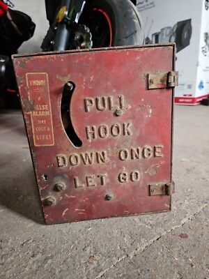Antique Gamewell Fire Call Box Firehouse Cast Iron Fire Alarm | eBay