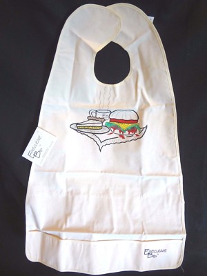 EXECUTIVE BIB~The A La Carte~ Adult Mealtime Bib Protector Aid Apron ...