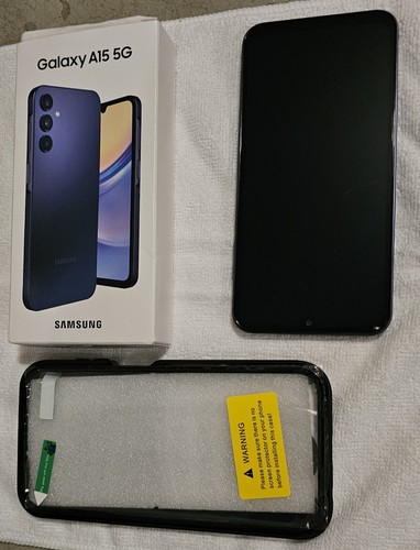 Samsung Galaxy A15 5G 128GB OPEN BOX Blue Black AT&T, H2O SM-A156U1/DS ...