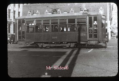 Duplicate Slide Streetcar / Tram: Topeka KS Car 106 In 1925 | eBay