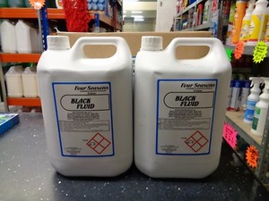 2X 5LT BLACK FLUID DISINFECTANT OUTDOOR FLUID STRONG DILUTES 10 LITRES ...