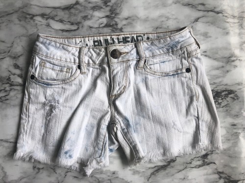 Bullhead Jean Cut-off Shorts Distressed Denim Size 1 | eBay