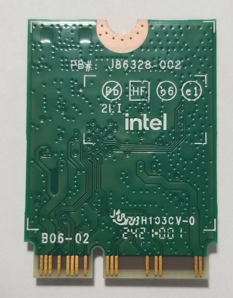 New Intel AX201 802.11ac 2.4Gbps WiFi Bluetooth 5.2 AX201NGW.NV CNVio2 ...