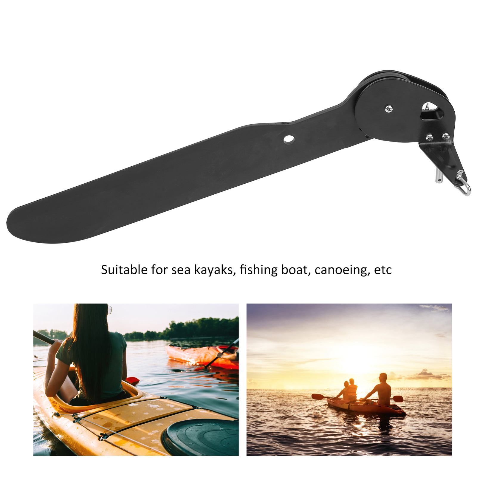 Plastic Canoeing Accessory Tail Vane Rudder Set For Sea Kayaks Fishing ...