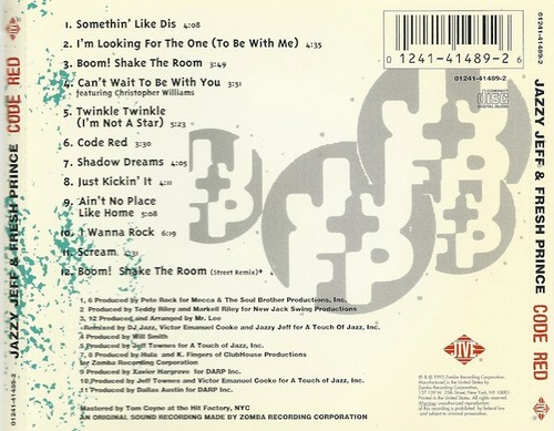 DJ Jazzy Jeff & The Fresh Prince - Code Red - (CD, Album) (Very Good ...