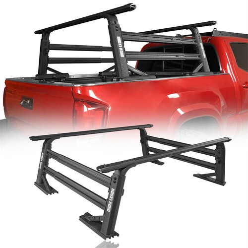 Extendable Pickup Truck Trunk Bed Cargo Rack Luggage Carrier Heavy Duty ...