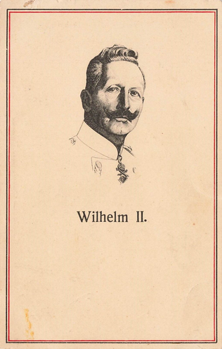 Kaiser Wilhelm II. Portrait Patriotica Postcard AK 1916 | eBay