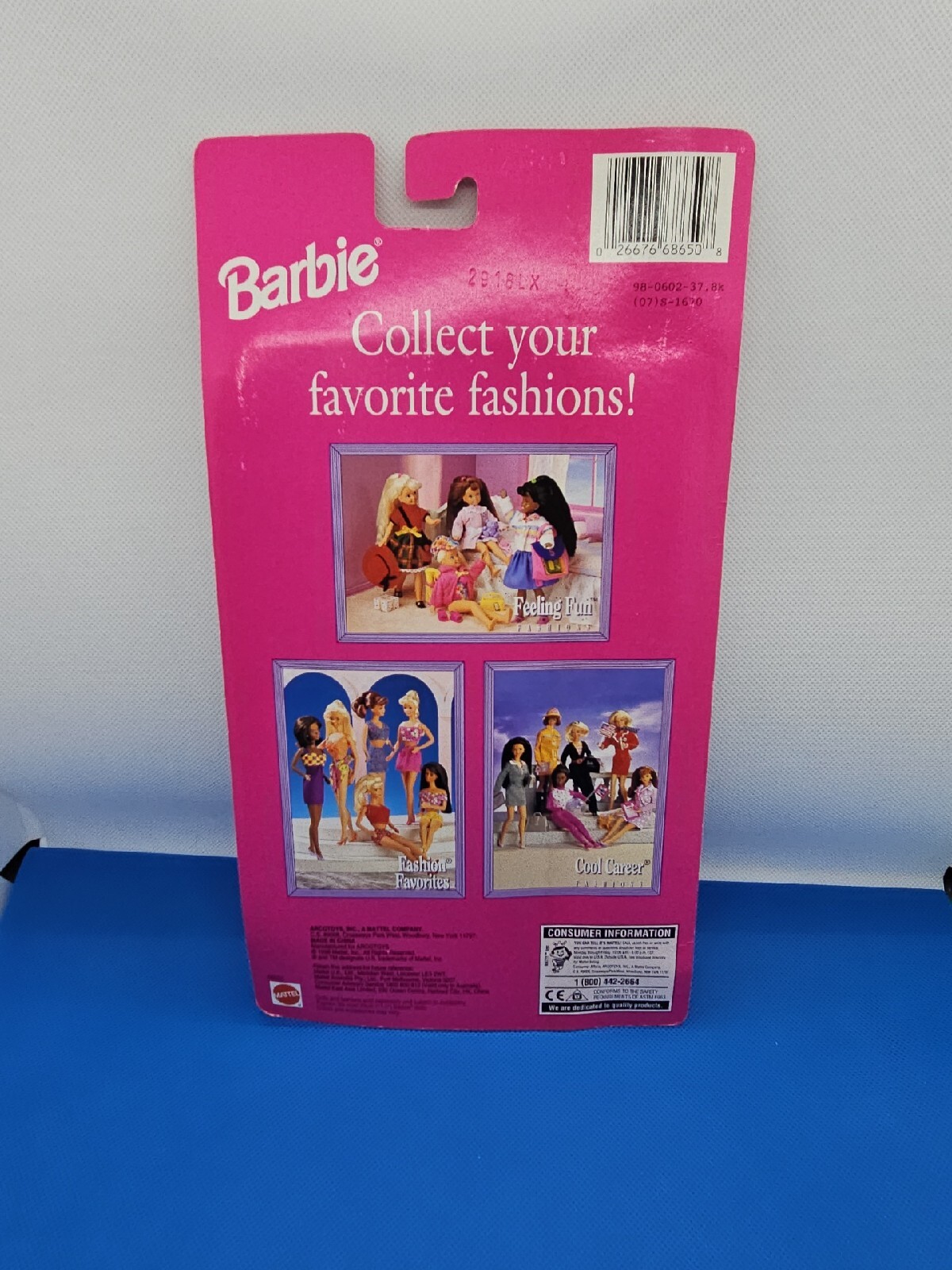 Barbie Coat Collection Fashions #68650 Black Jacket Silver Trim ...
