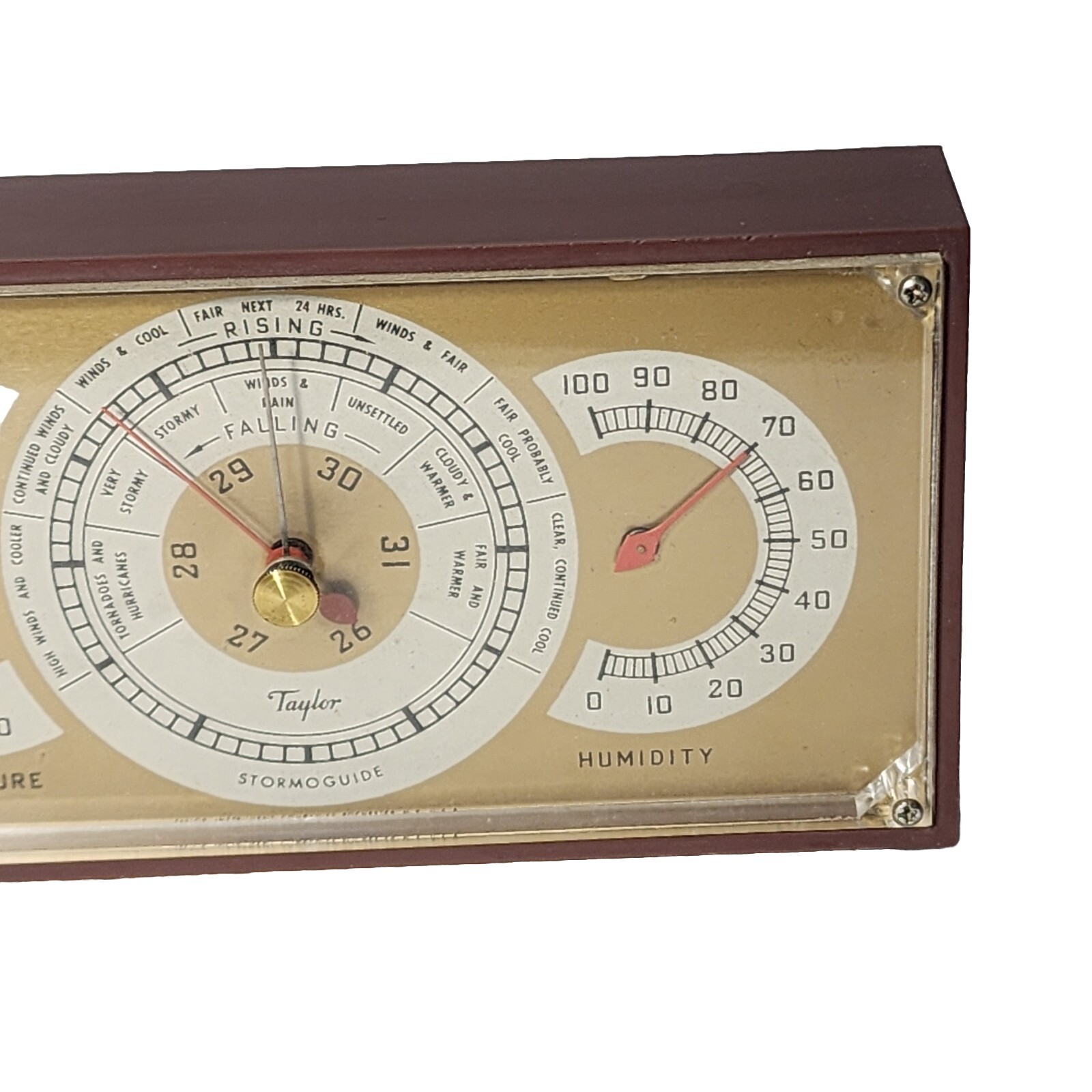 VTG Stormoguide Weather Taylor Instruments Desktop Barometer ...