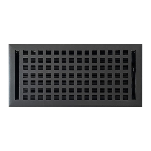 Vent Cover 6X14 Inch Antique Style Design Textured Black by Empire ...