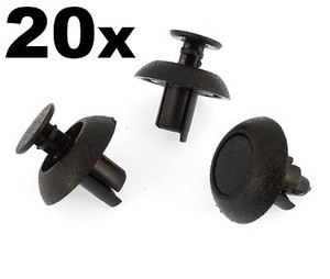 20x Toyota Engine Cover Clips- Plastic Trim Fasteners for Motor Shields ...