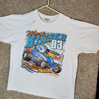 Mark Kinser Sprint Car Tee - Men's Size XL Double Side Print | eBay