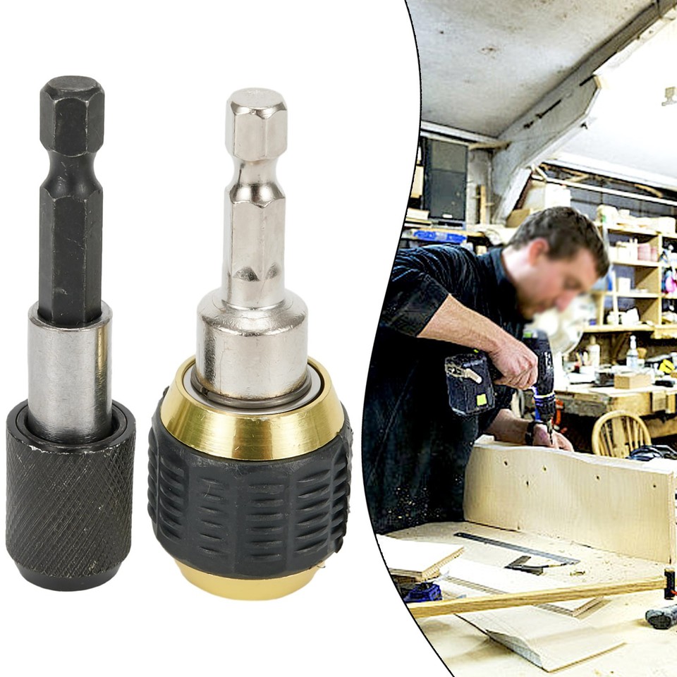 Hex Shank Driver Quick Coupling for Easy Power Tool Upgrades (60mm 2pcs ...