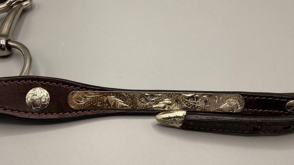 Loose-Ring Snaffle Bit on Leather Headstall – Western Style, Good ...