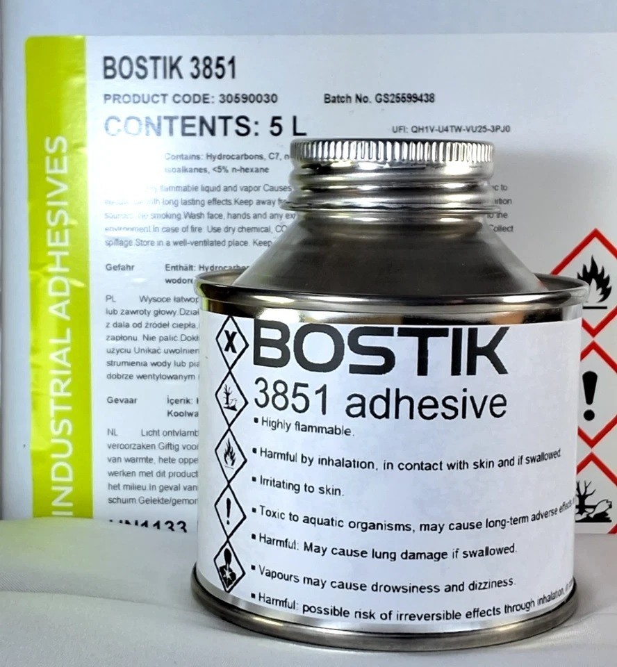 Bostik 3851 Latex Glue Adhesive for Rubber Latex Clothing 25ml/125ml ...