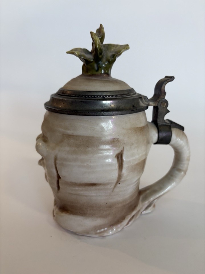 RARE Antique German Schierholz "Happy Radish" 0.5L Character Stein ...