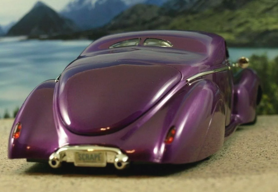 Ford Mercury Merc Chopped Hot Rod Custom Built 1:18 SCALE Metal Body ...