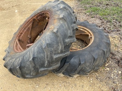 1962 International IH 606 Gas Tractor 14.9-28 Tires & Spin Out Rims | eBay
